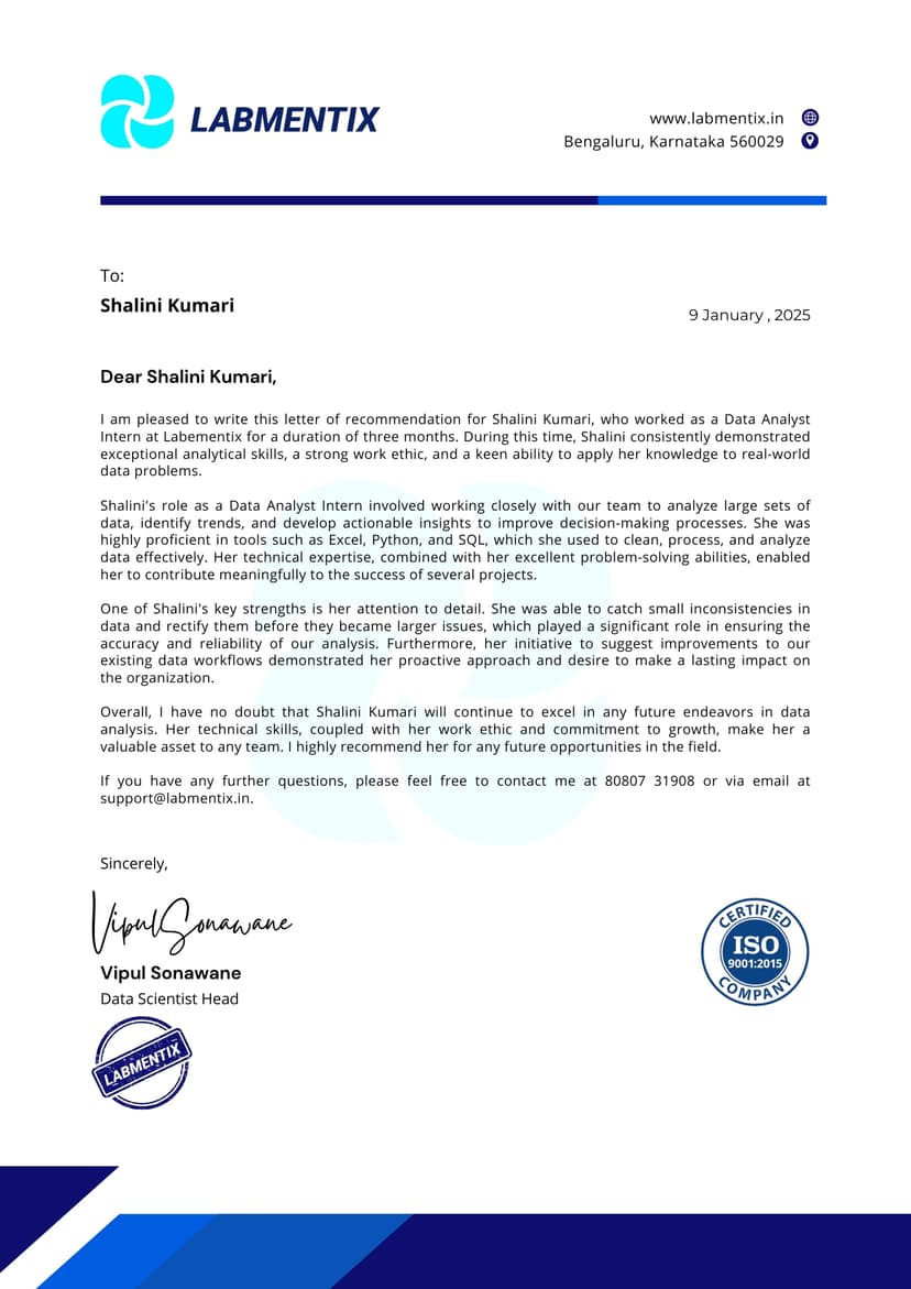 Python Developement Internship Online | Labmentix